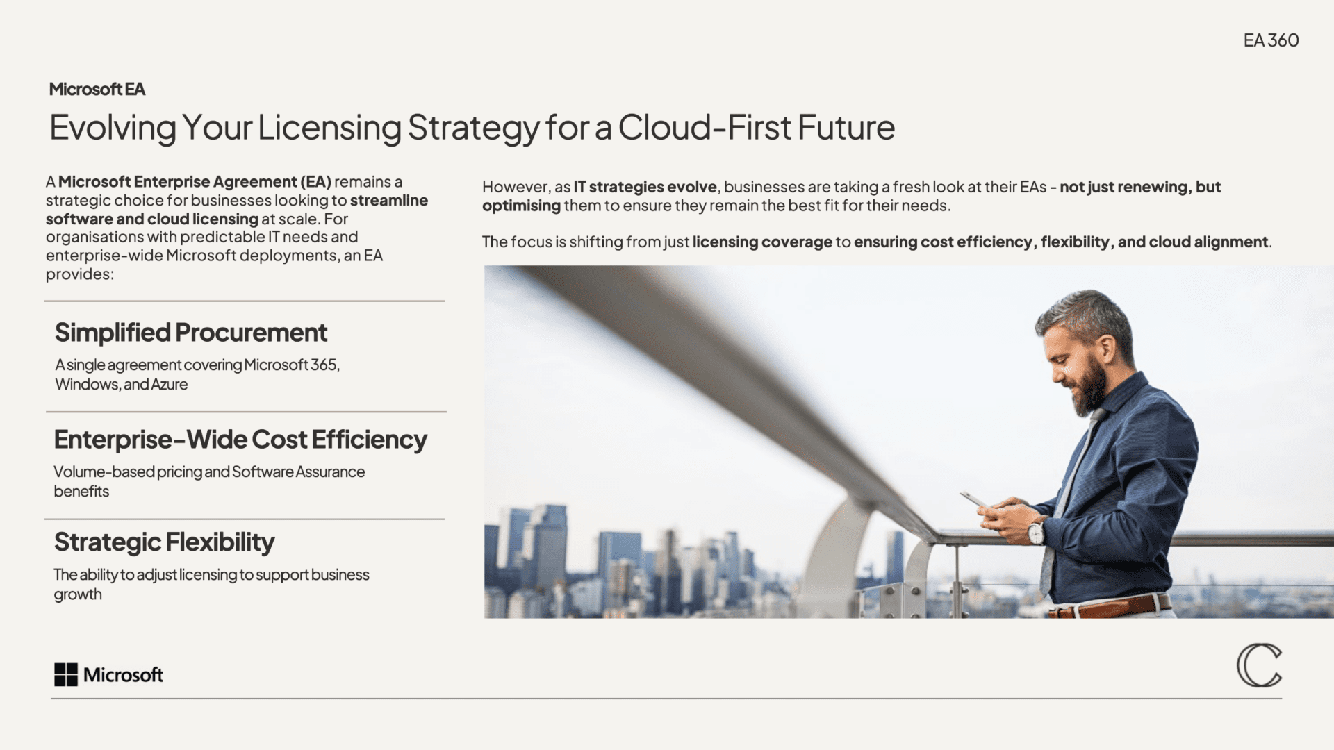 Microsoft - Is Your EA Driving Maximum Value? - Cisilion